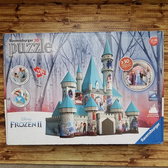 Ravensburger | Games | Ravensburger Disney Frozen 2 3d Castle Puzzle ...
